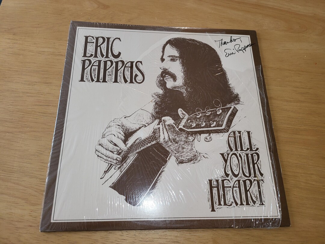 ERIC PAPPAS All Your Heart LP Vinyl Autographed 1980 Folk Appalachian ...