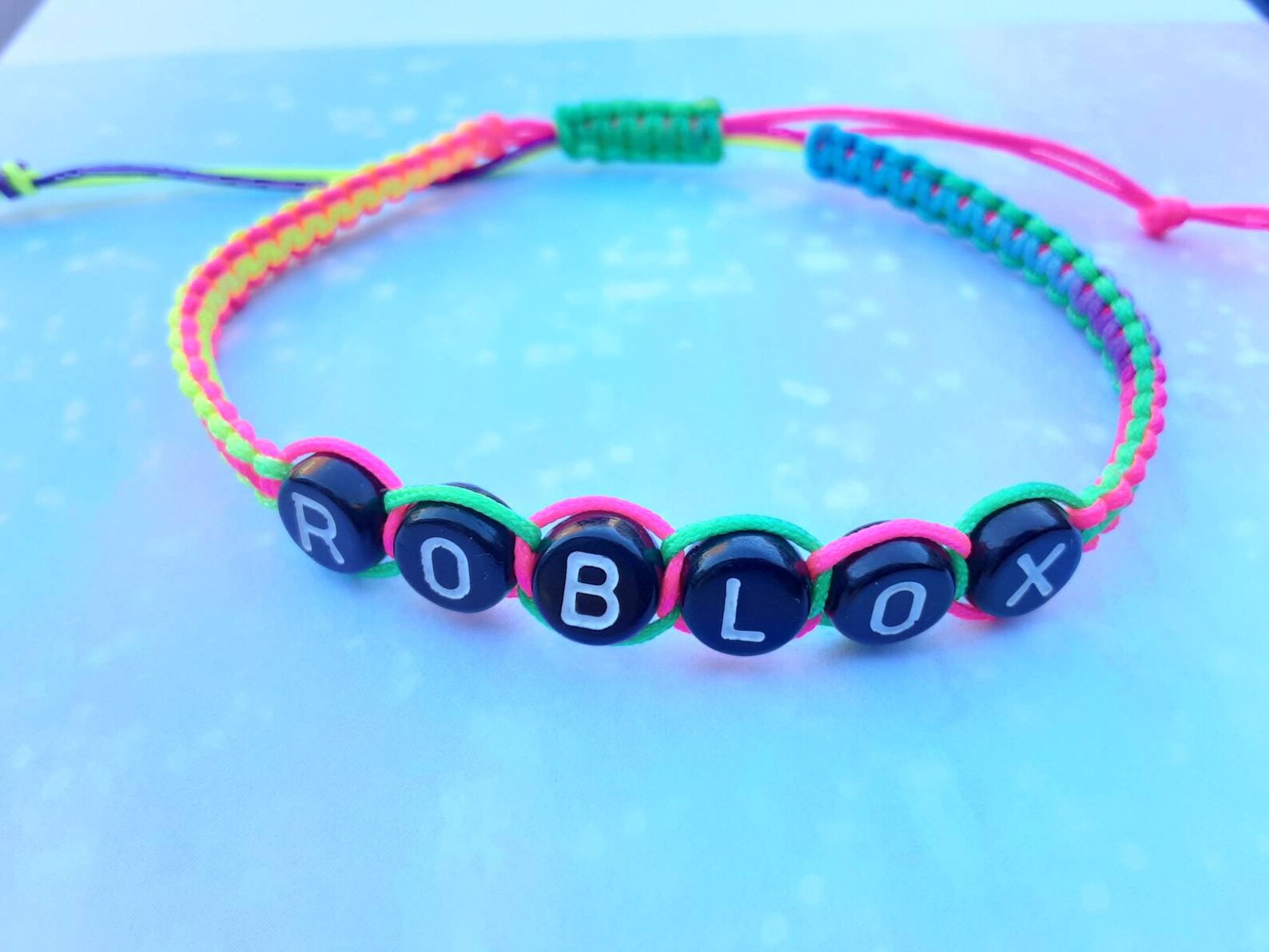 Gaming Platform Bracelet With Stickers Kids Gaming Macrame Bracelet 30 ...