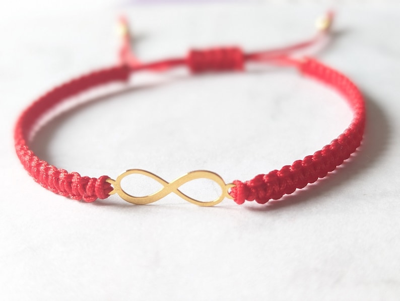 Valentine's Day Gift Idea Infinity Sign Bracelet Adjustable Size ...
