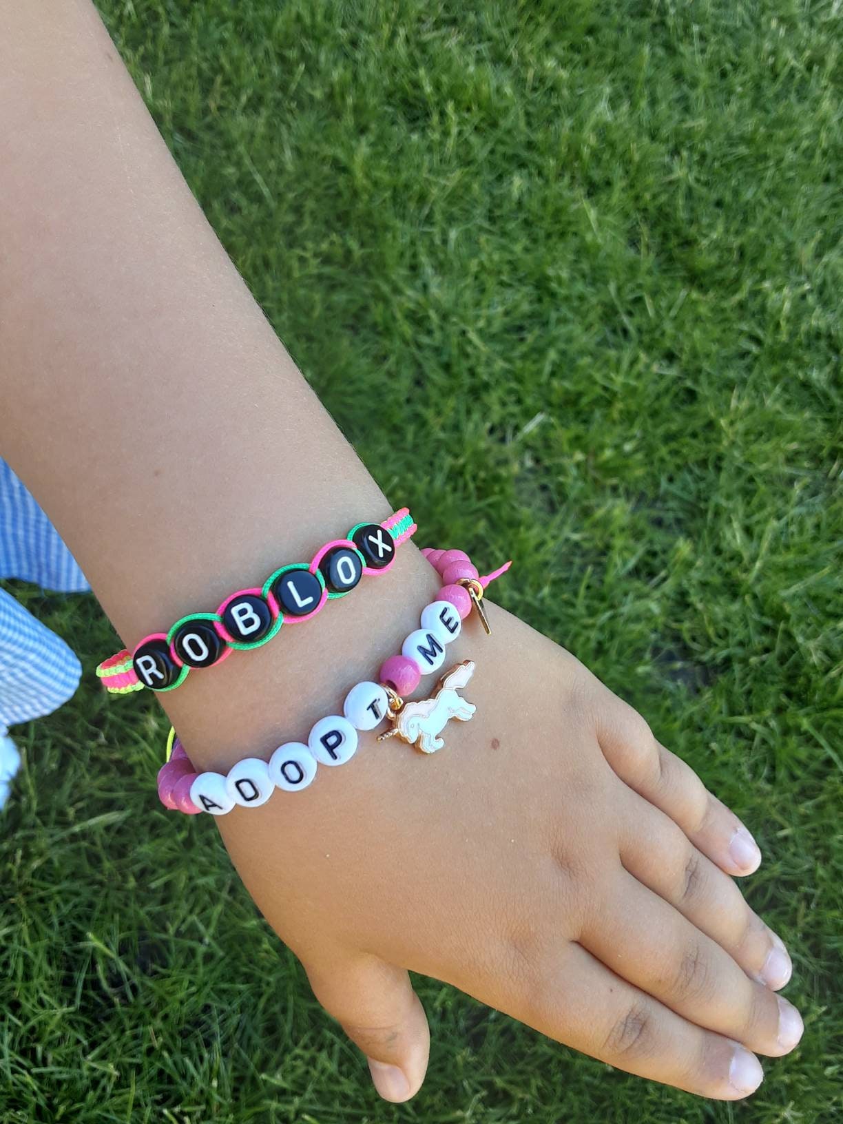 Gaming Platform Bracelet With Stickers Kids Gaming Macrame - Etsy UK