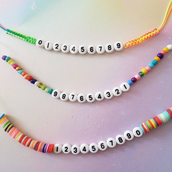 Kids Bracelets for Number - Etsy