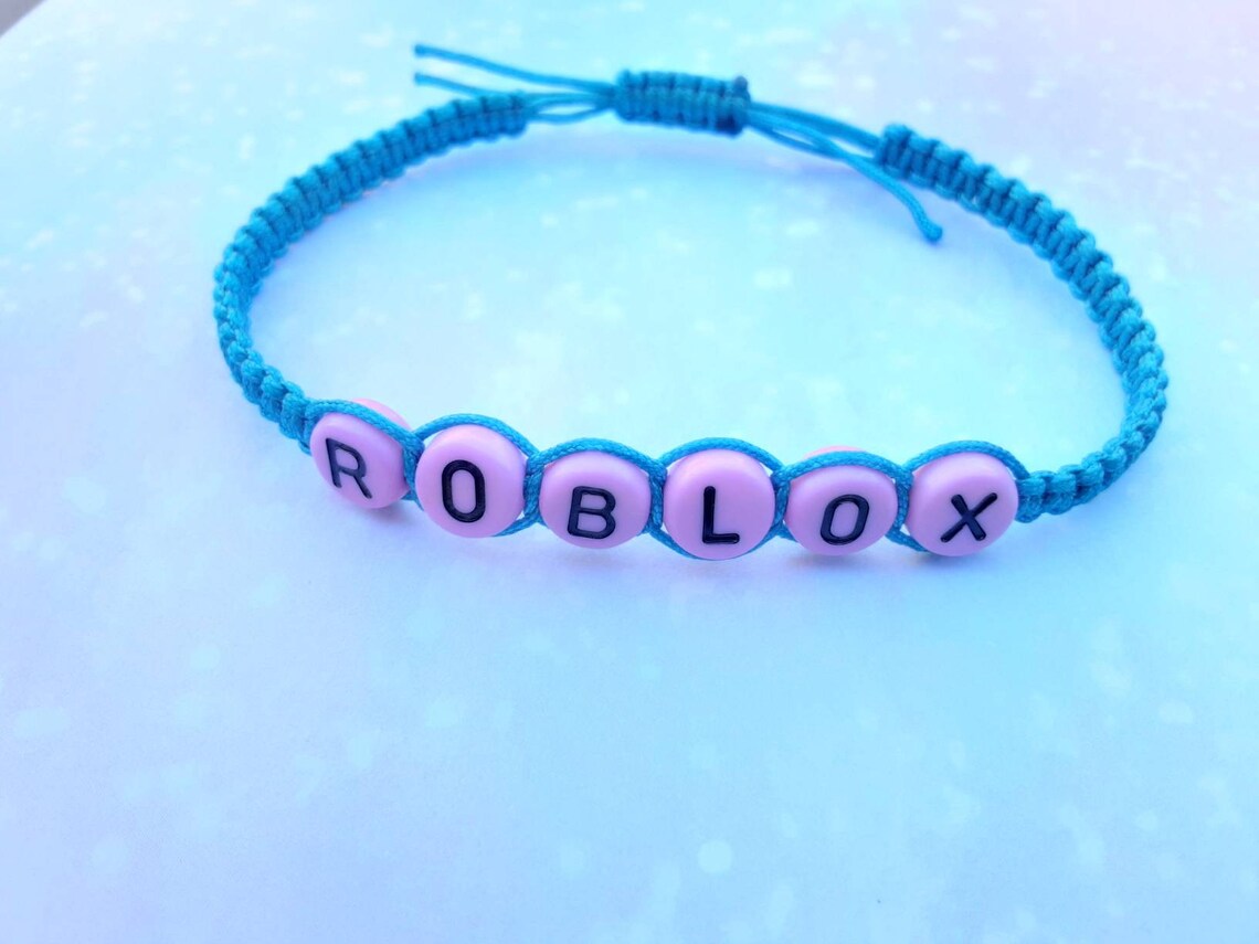 Gaming Platform Bracelet With Stickers Kids Gaming Macrame - Etsy