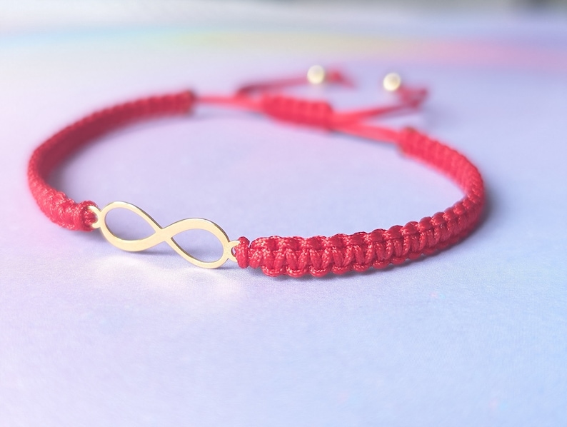 Valentine's Day Gift Idea Infinity Sign Bracelet Adjustable Size ...