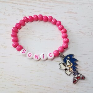 Sonic the Hedgehog Personalised Kids Bracelet - Etsy