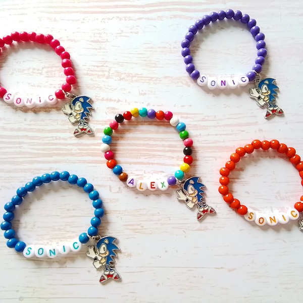 Shadow the Hedgehog Bracelet - Etsy