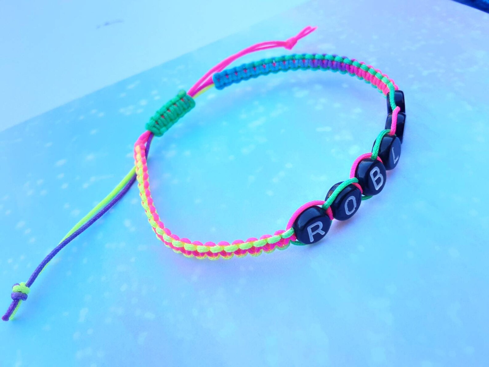 Gaming Platform Bracelet With Stickers Kids Gaming Macrame Bracelet 30 ...