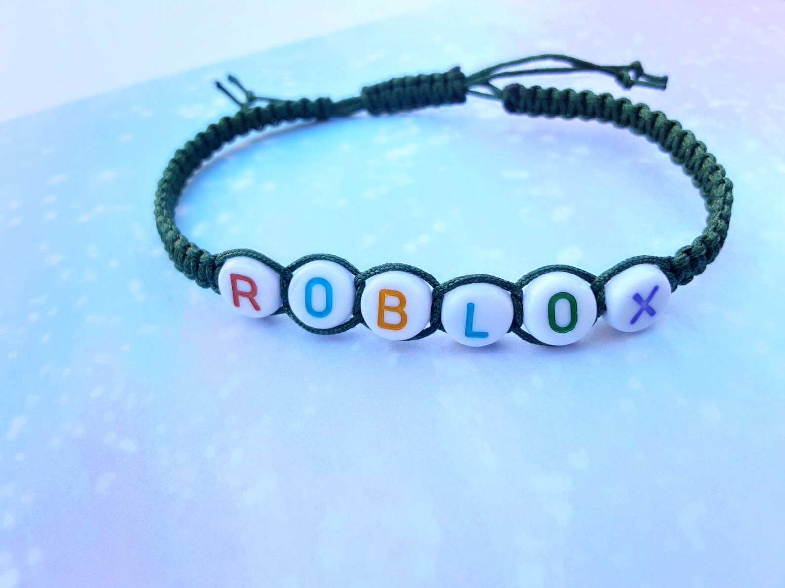 Gaming Platform Bracelet With Stickers Kids Gaming Macrame - Etsy