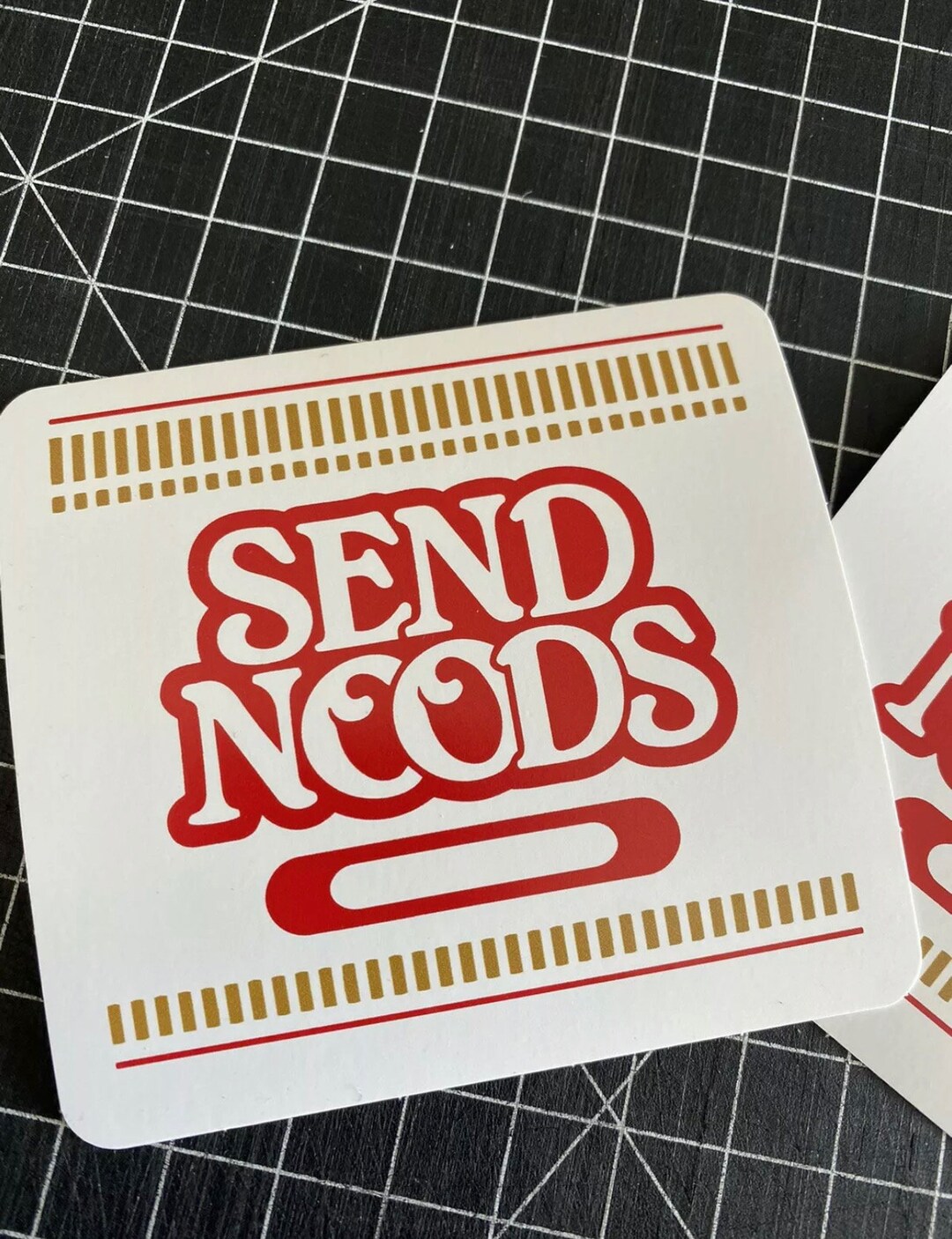 Send Noods Sticker 2 Pack - Etsy