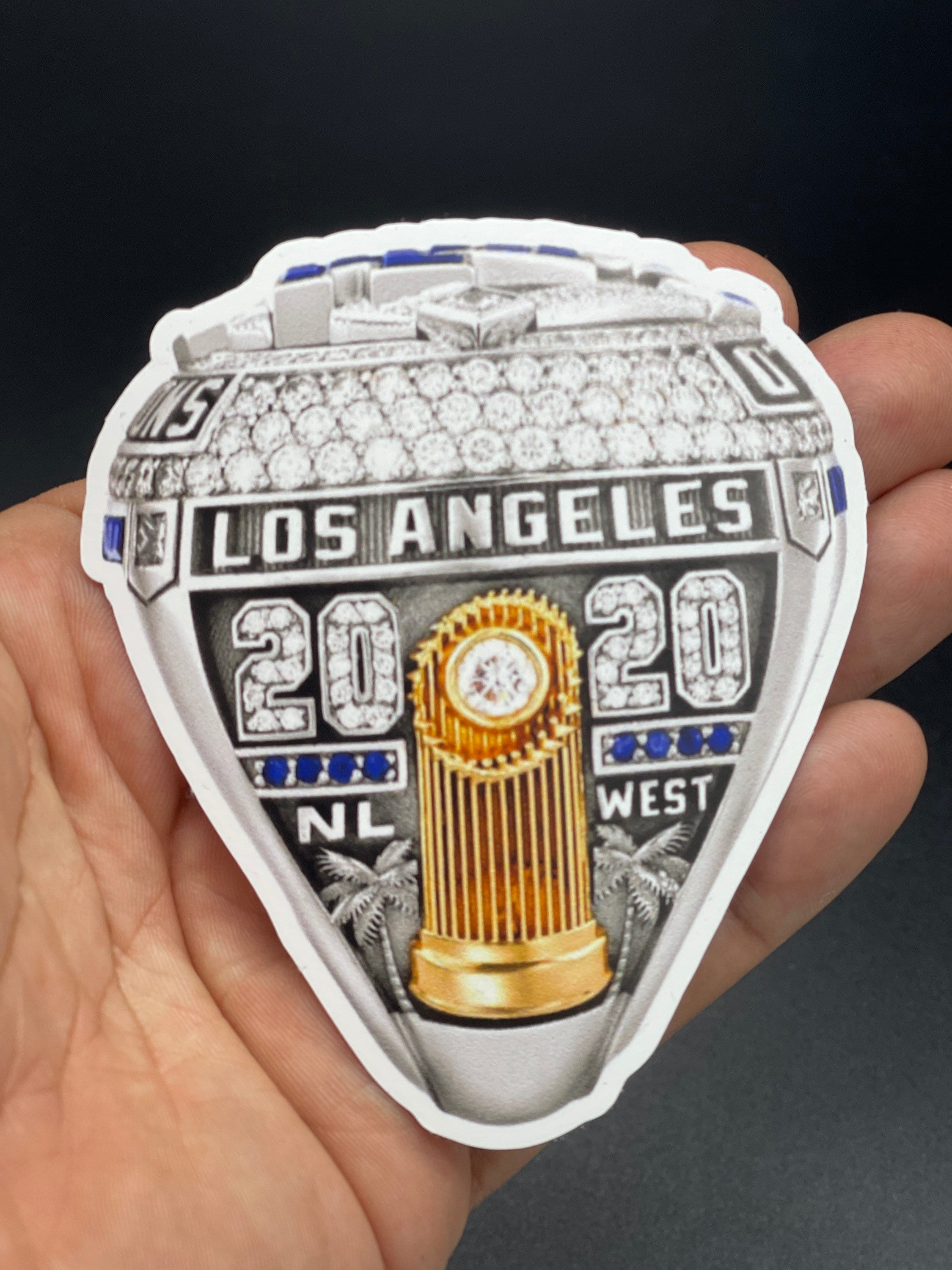 Pegatinas de Campeones de los Dodgers 3pk - Etsy España