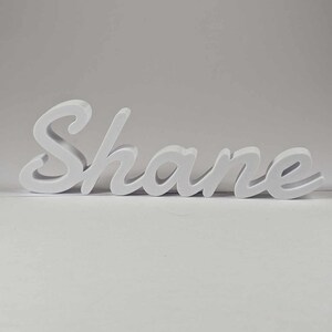 3D Printed Names | Wedding Place Names | Table Decoration | Engagement ...