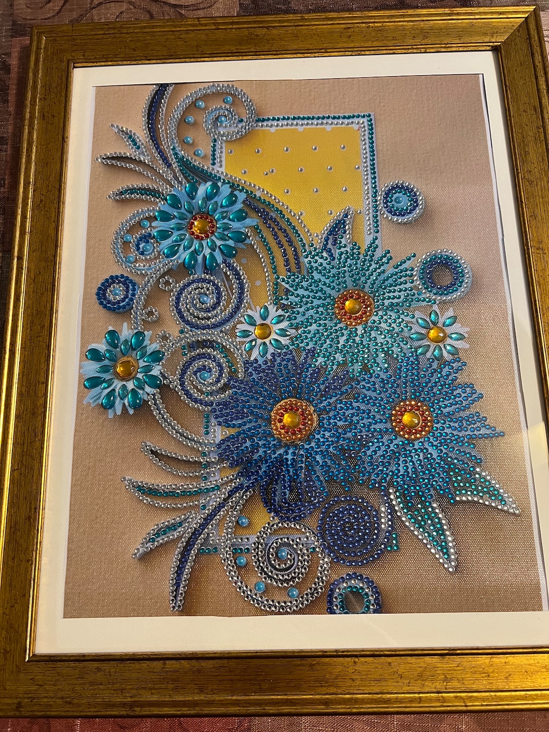 Completed Diamond Art - Etsy