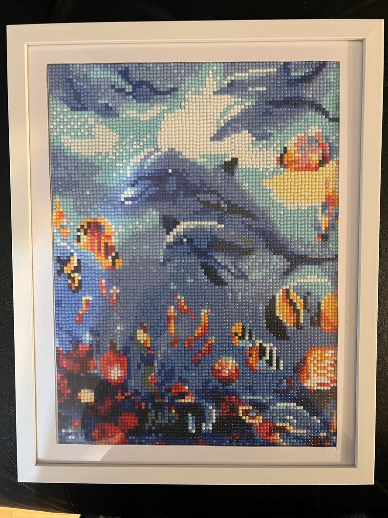 Completed Diamond Art - Etsy