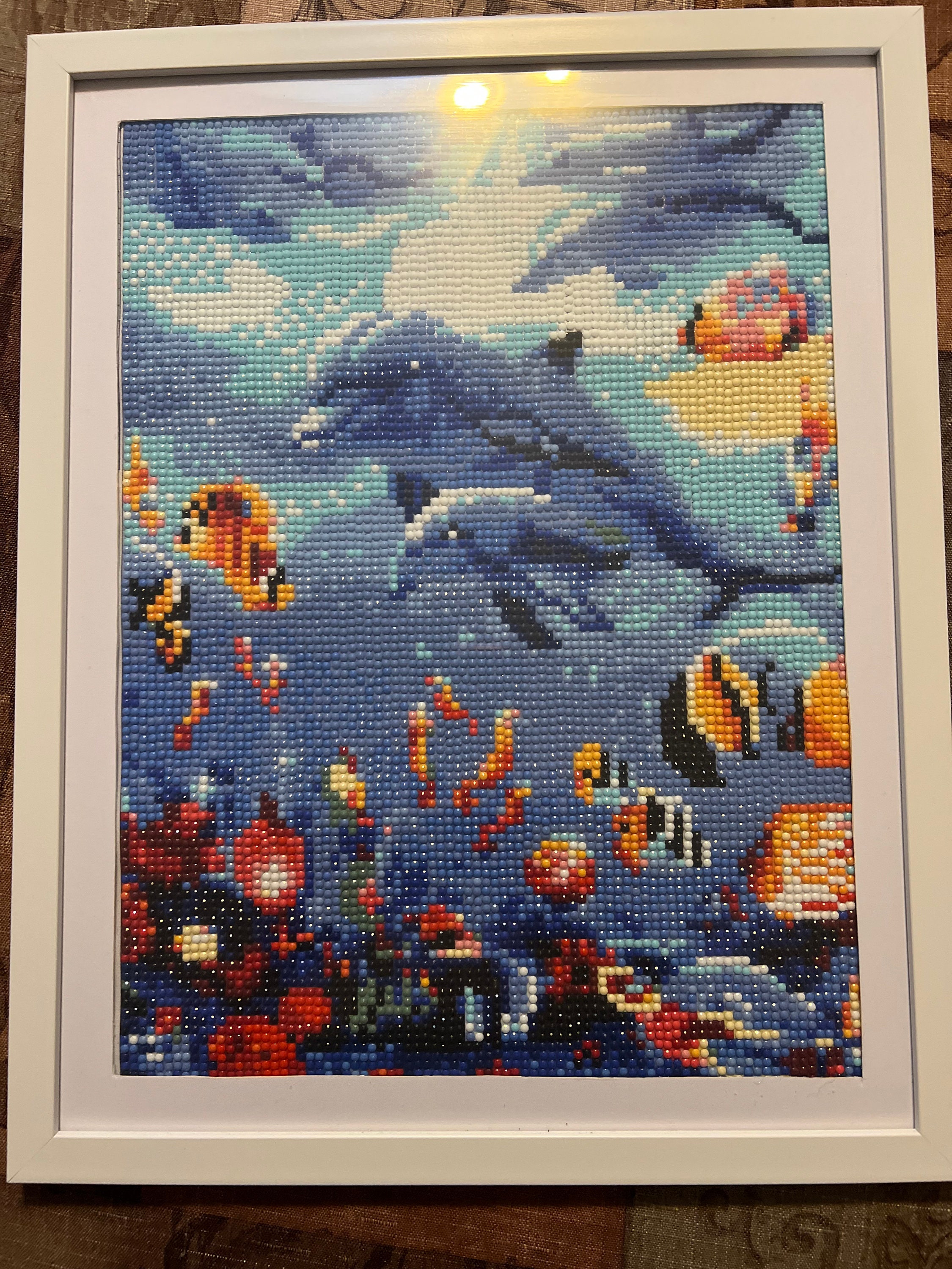 Completed Diamond Art - Etsy