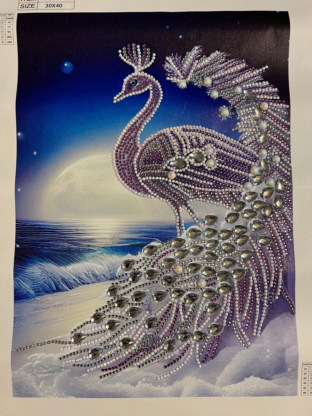 Completed Diamond Art - Etsy