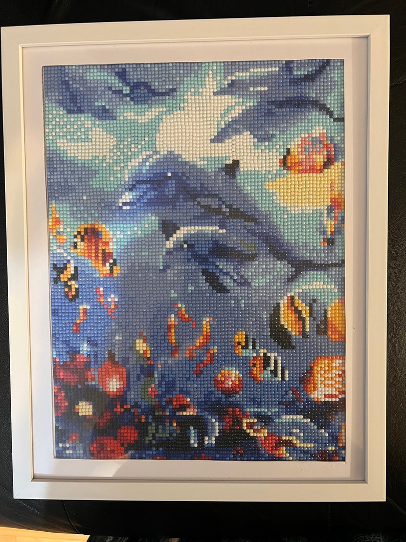 Completed Diamond Art - Etsy