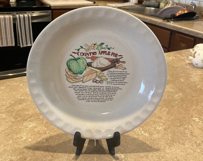 Vintage Ceramic Pie Plate - Etsy