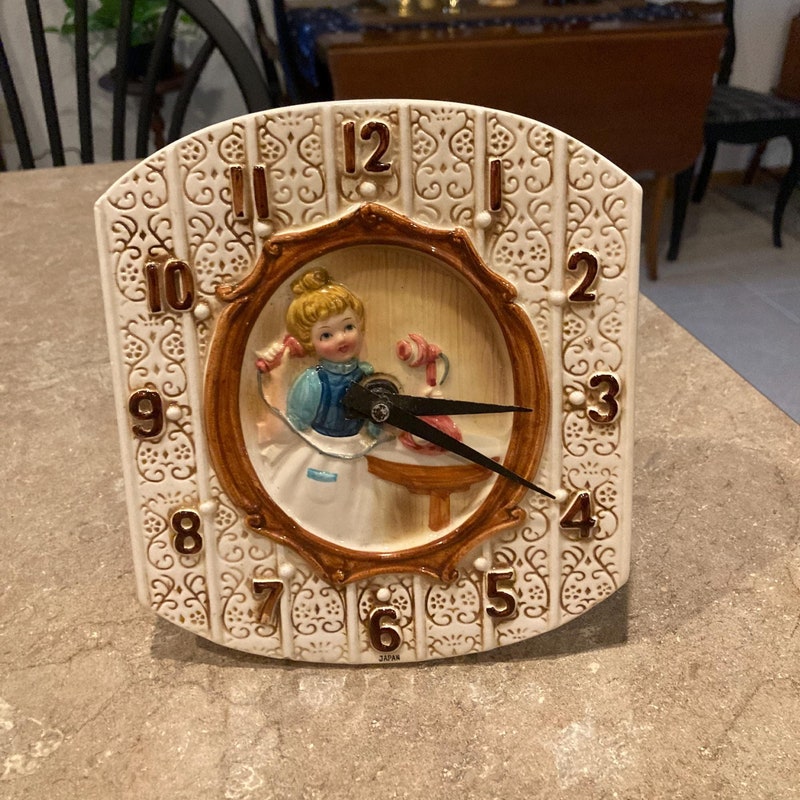 Retro Kitchen Clock - Etsy