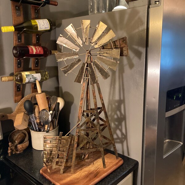Windmill Wall Decor - Etsy