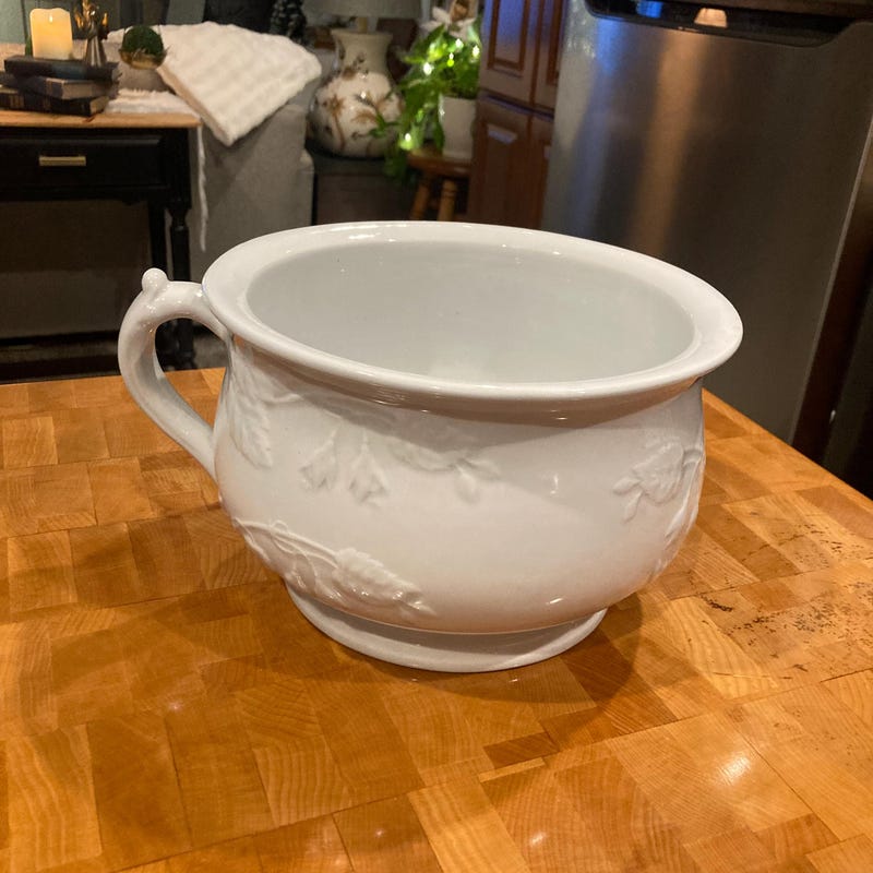 Ironstone Planter Pot - Etsy