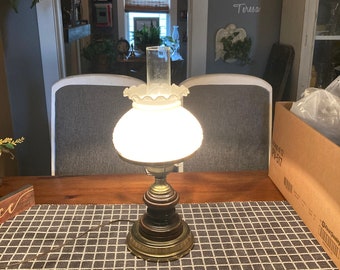 Hurricane Lamp Brass Base - Etsy