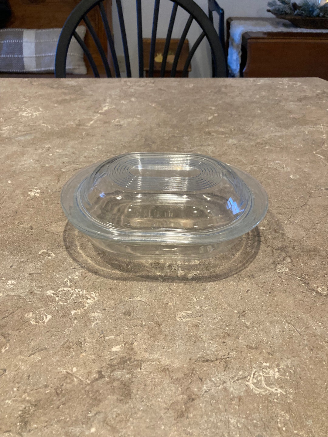 Vintage Pyrex Clear Glass Refrigerator Dish - Etsy