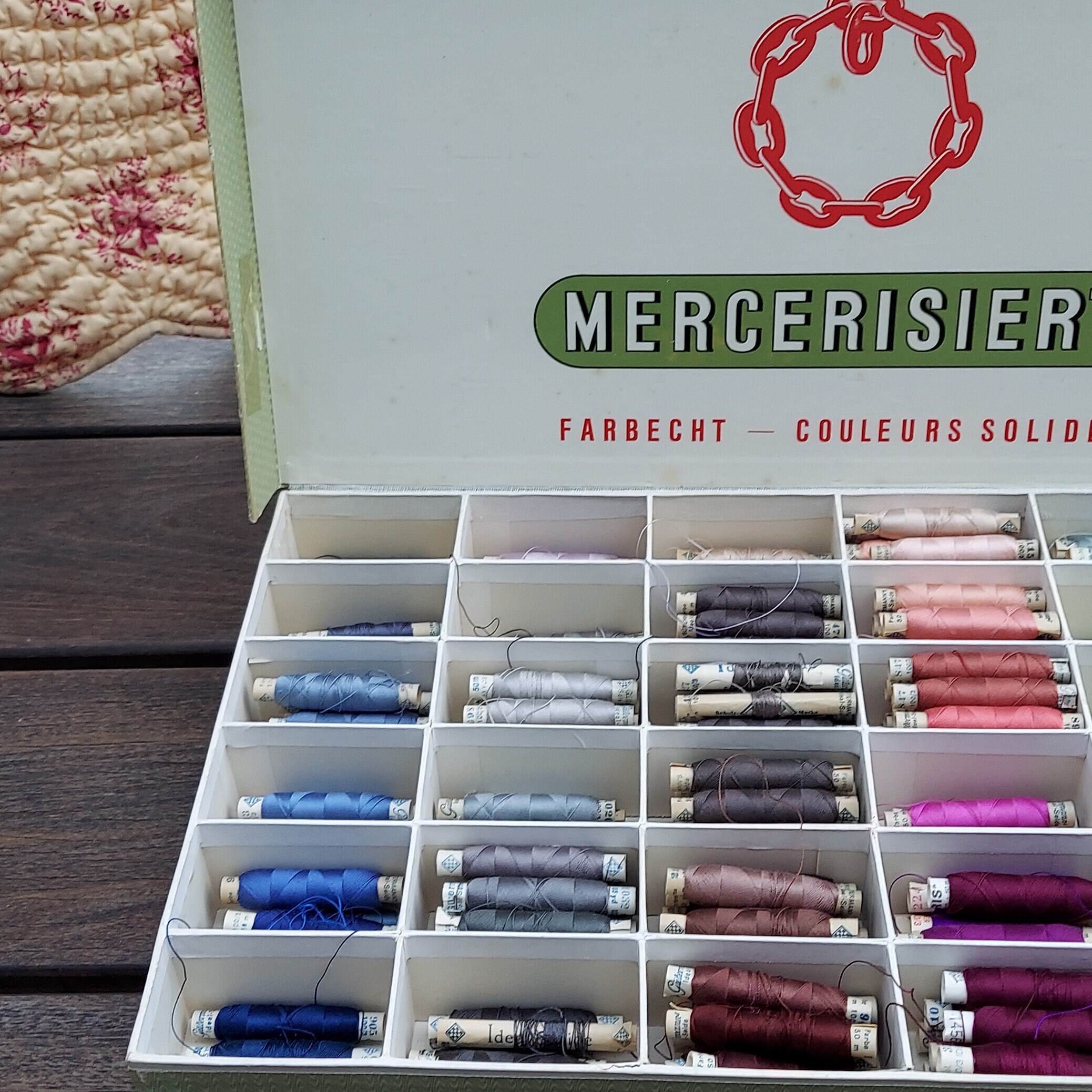 Thread Merchants Display Case From Switzerland - Etsy