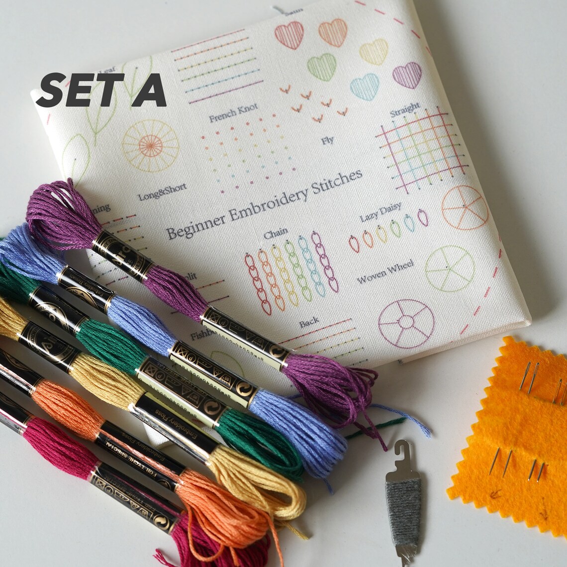 Beginner Embroidery Kitembroidery Kit Beginnerembroidery - Etsy Beginner Embroidery Kitembroidery Kit Beginnerembroidery - Etsy