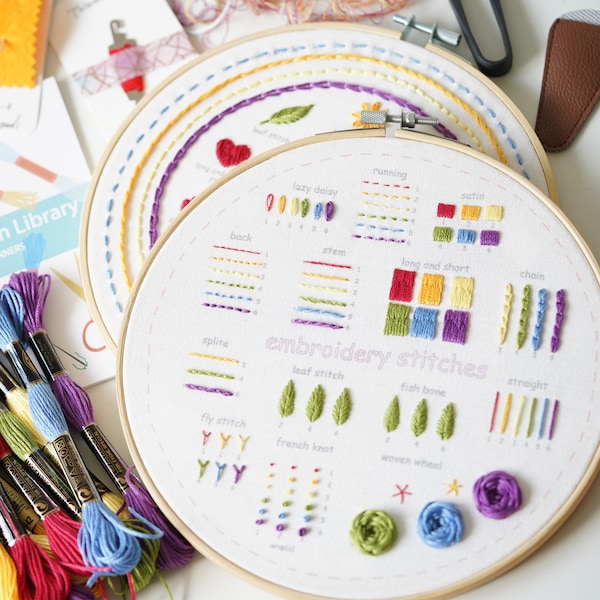 Embroidery Sampler - Etsy