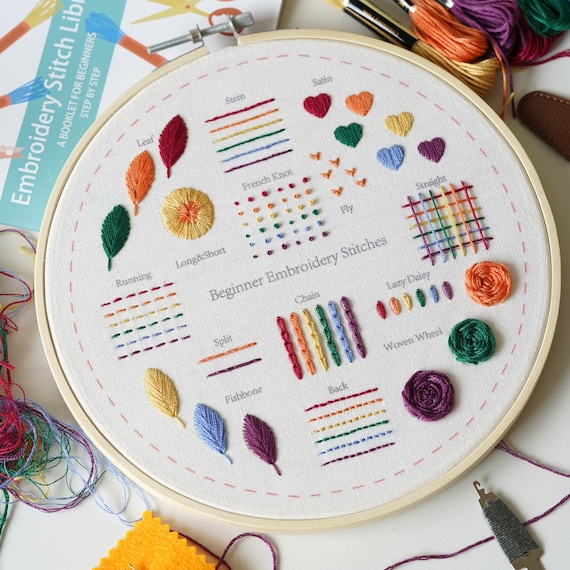 Beginner Embroidery Kitembroidery Kit Beginnerembroidery - Etsy Beginner Embroidery Kitembroidery Kit Beginnerembroidery - Etsy
