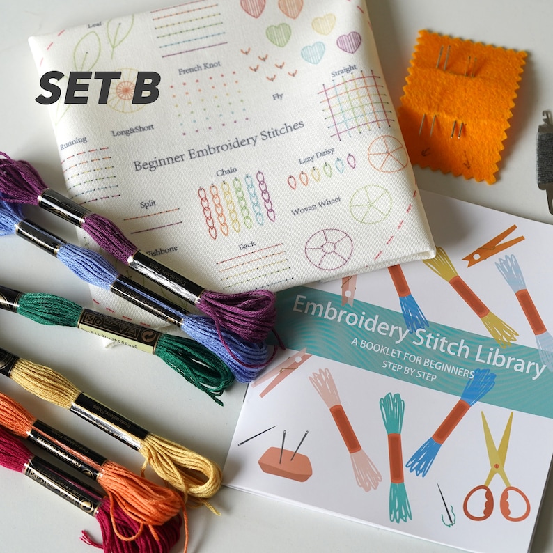 Beginner Embroidery Kitembroidery Kit Beginnerembroidery - Etsy Beginner Embroidery Kitembroidery Kit Beginnerembroidery - Etsy