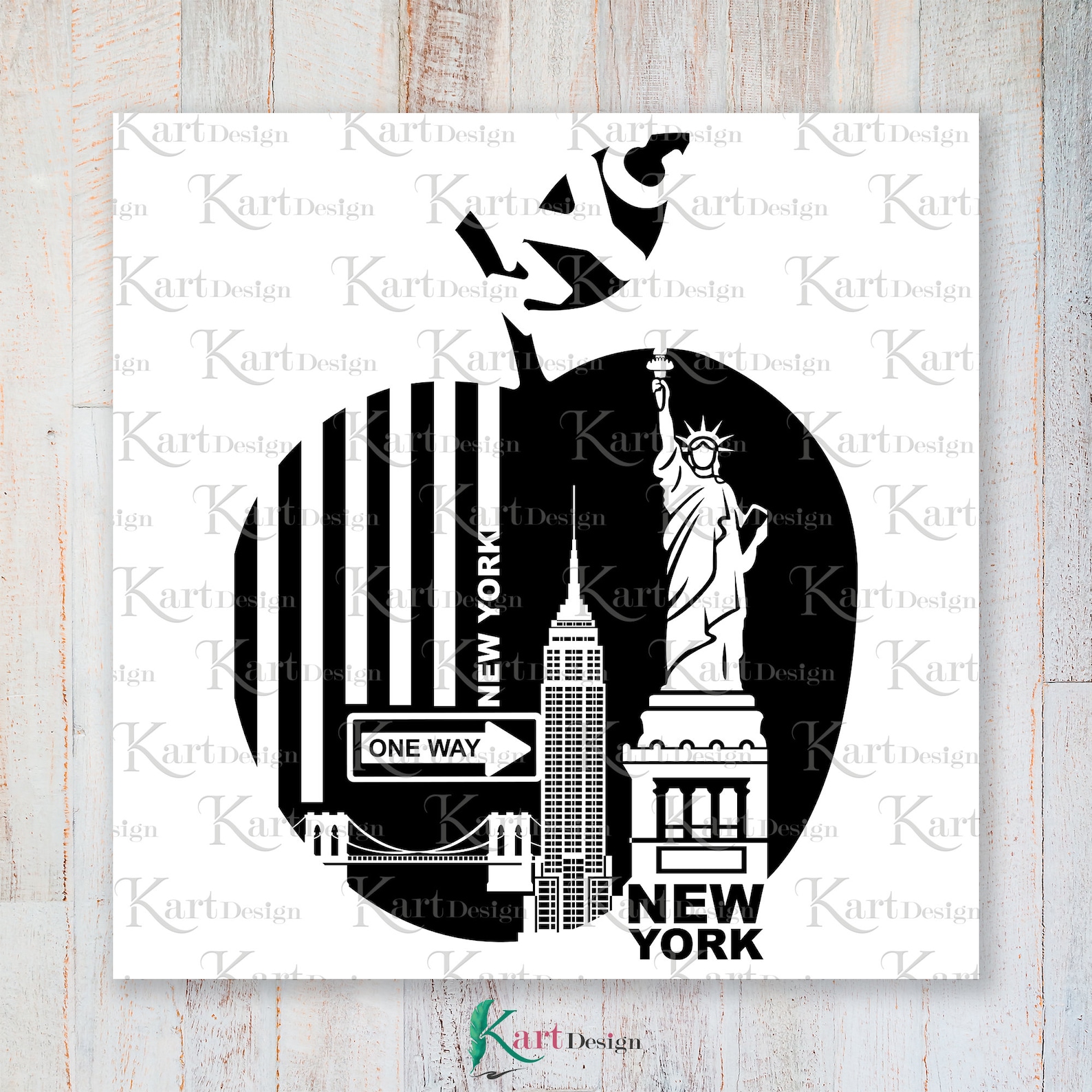 New York SVG / New York Skyline Svg / Statue of Liberty Svg / NYC the ...