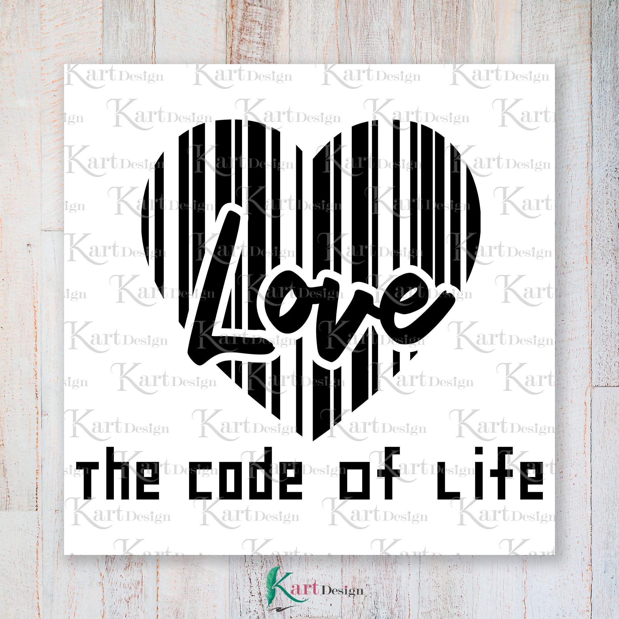 Amor SVG / Código de amor SVG / Corazón Svg / Valentin Svg / - Etsy España