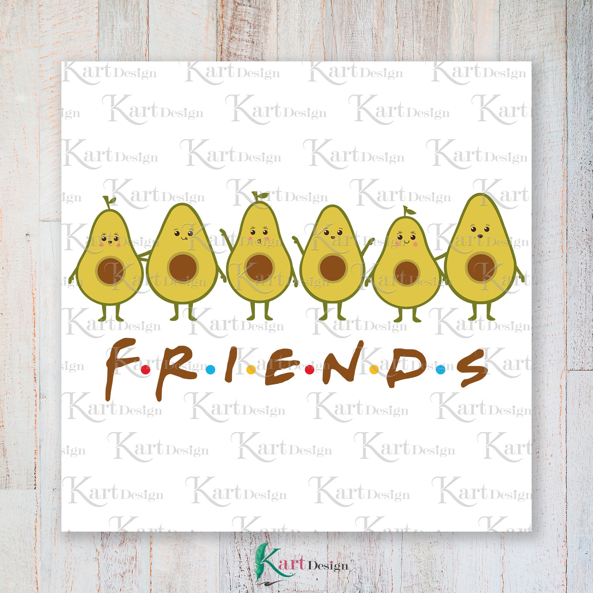 Avocado Friends PNG / Avocado Png / Friends Png / Friends / Avocado ...