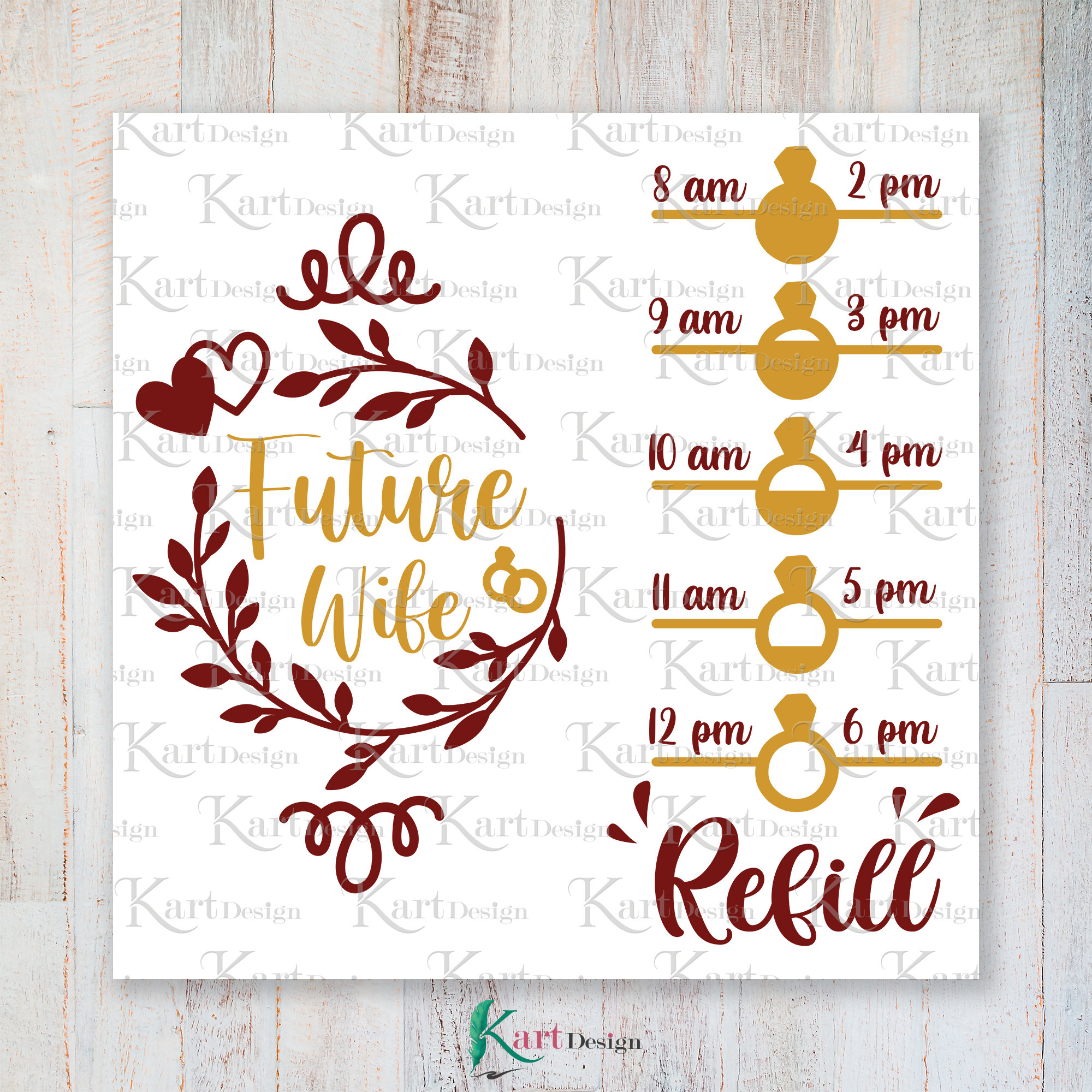 Future Wife Water Bottle Tracker SVG / Water Tracker SVG / - Etsy