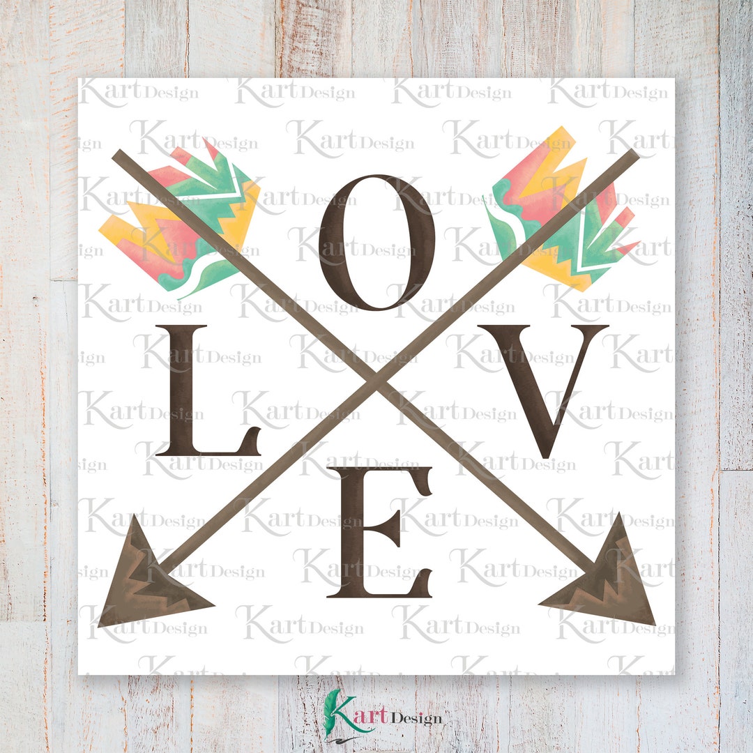 Love Arrows Png / Love Png / Arrow PNG / Valentines Day Clipart / Love ...