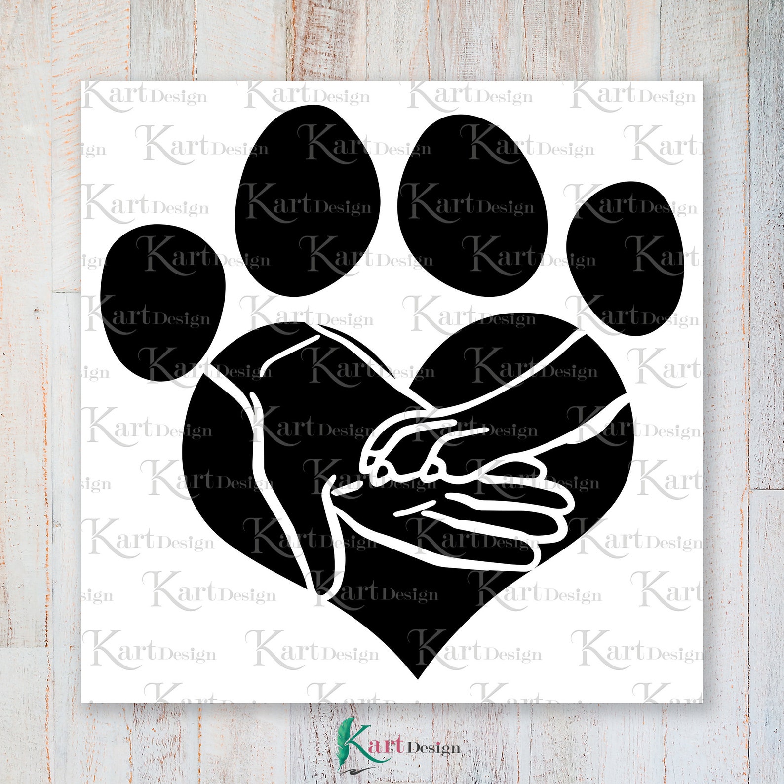 Human and Dog SVG / Dog Svg / Dog Lover Svg / Dog Footprint Svg / Dog ...