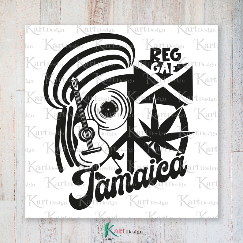Jamaica Svg, Weed Svg, Reggae Svg, Rasta Svg, Jamaica Clipart, Peace ...