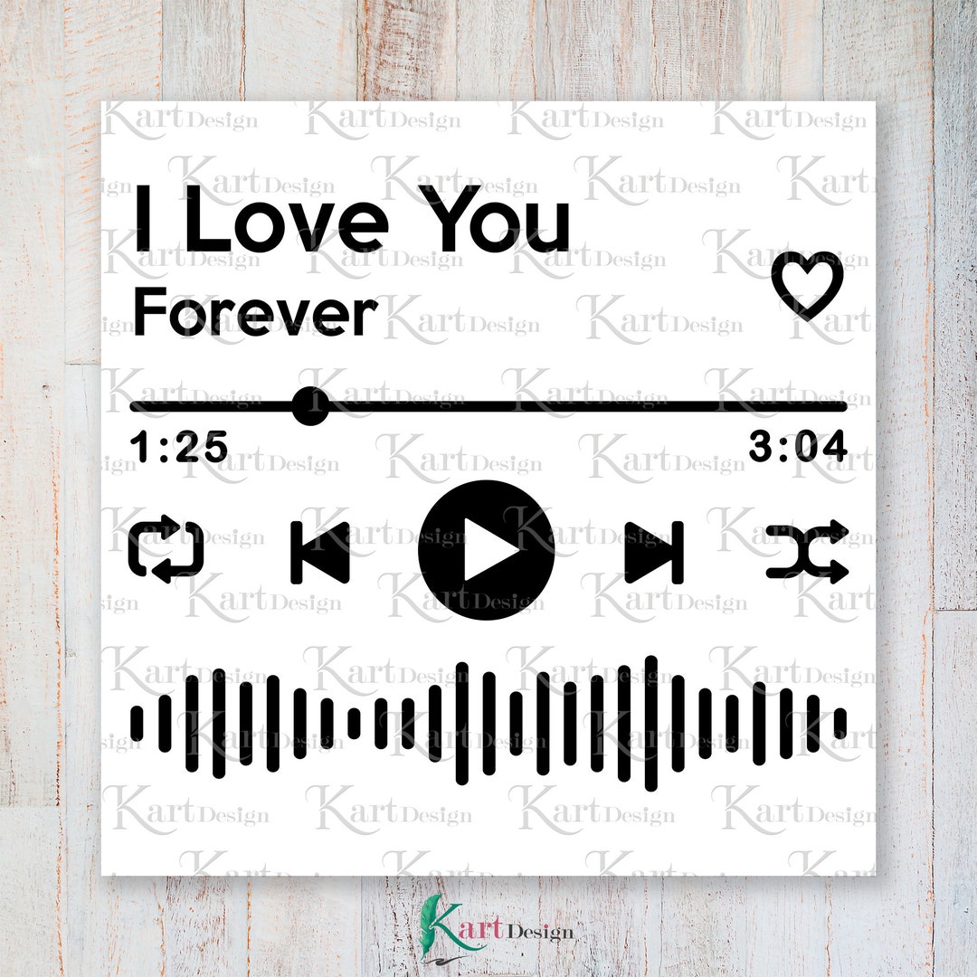 I Love You Forever Png / Music Svg / Music Player Svg / Love Svg ...