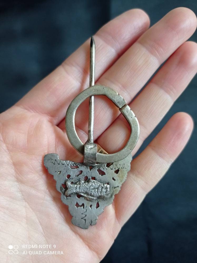Small Ancient Berber Fibula of Tunisia, Poisson Motif, in Silver - Etsy