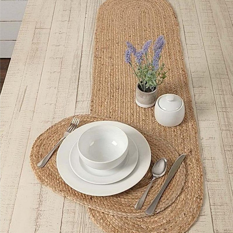 Jute Table Runner - Etsy
