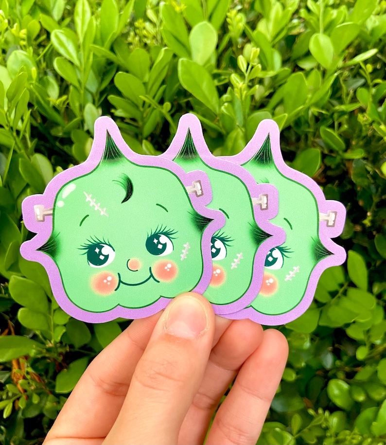 Costumed Kewpie Doll Halloween Sticker Original Vinyl - Etsy New Zealand