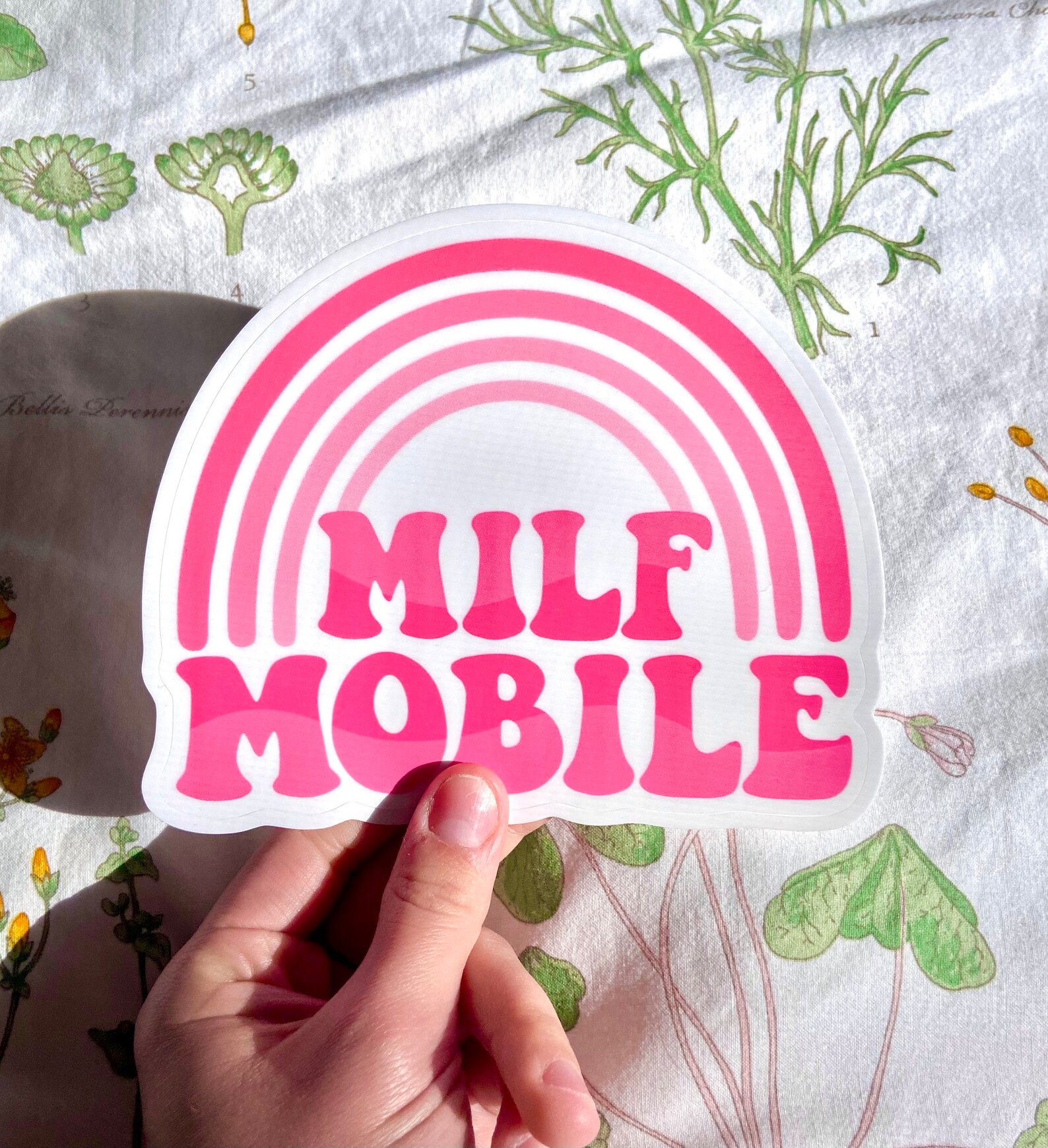 Milf Mobile Bumper Sticker Original Fade and Weather - Etsy