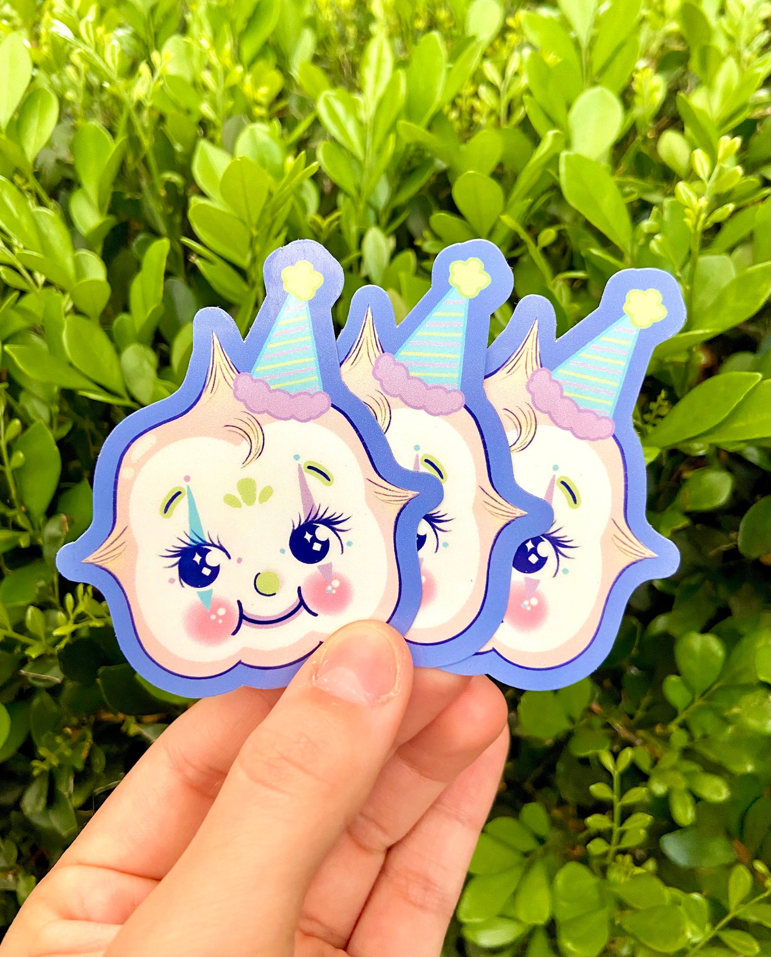 Costumed Kewpie Doll Halloween Sticker Original Vinyl - Etsy