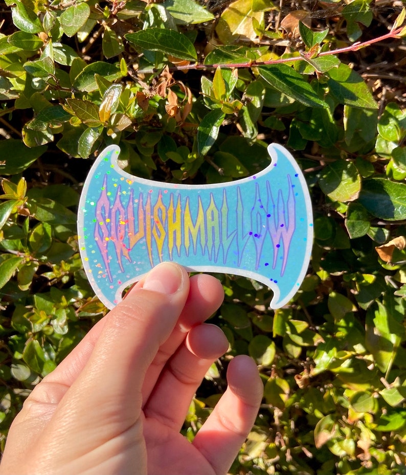 Squishmallow Death Metal Rainbow Stickers Original Sparkle - Etsy