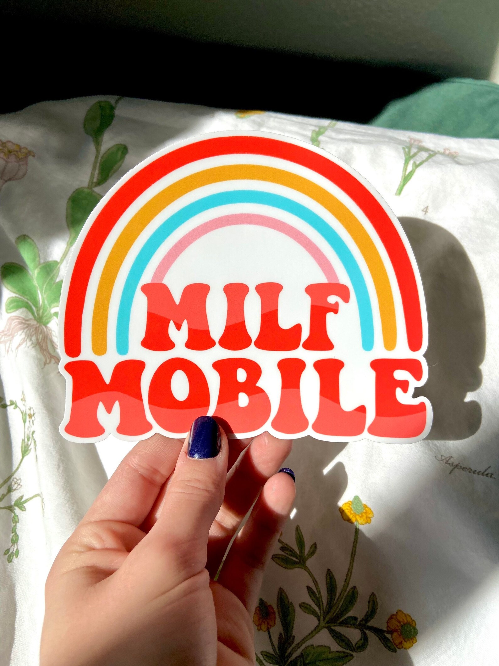 Milf Mobile Bumper Sticker Original Fade and Weather - Etsy