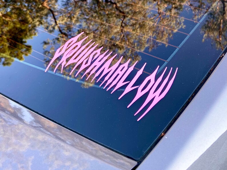 Squishmallow Death Metal Vinyl Decal | Original Bumper Sticker | Glossy ...