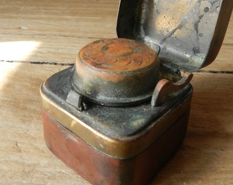 Antique Travelling Inkwell - Etsy