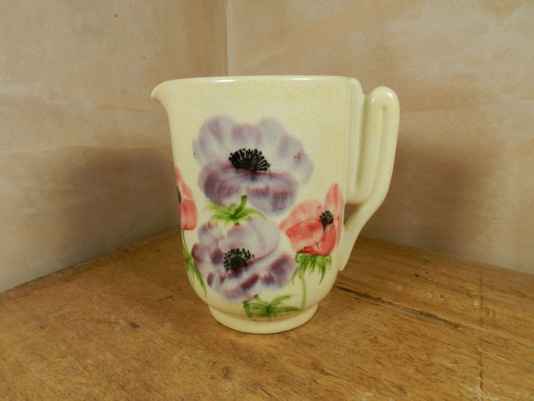 Vintage E. Radford Small Pottery Jug - Etsy