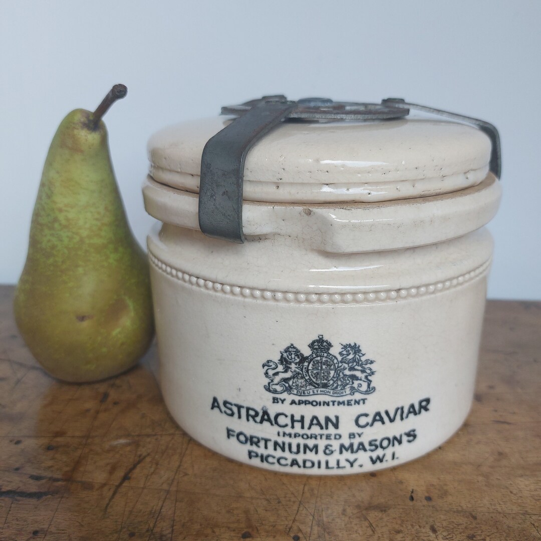 Antique Stoneware Caviar Pot - Etsy