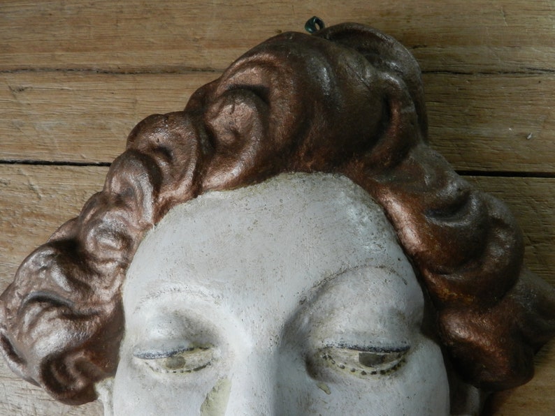 Art Déco Wall Mask - Etsy